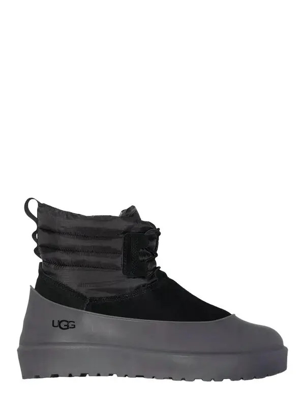 UGG Lace-up Quilted Boots - Black