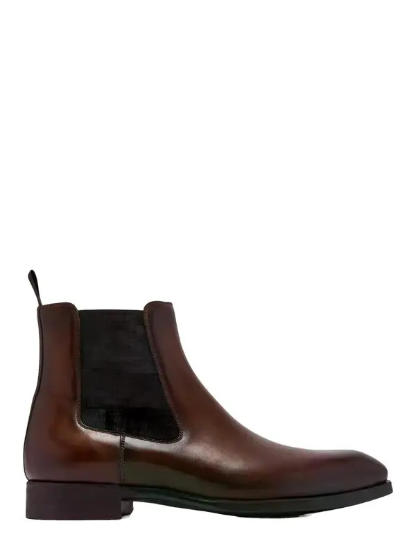 Magnanni Hanson Leather Chelsea Boots - Brown