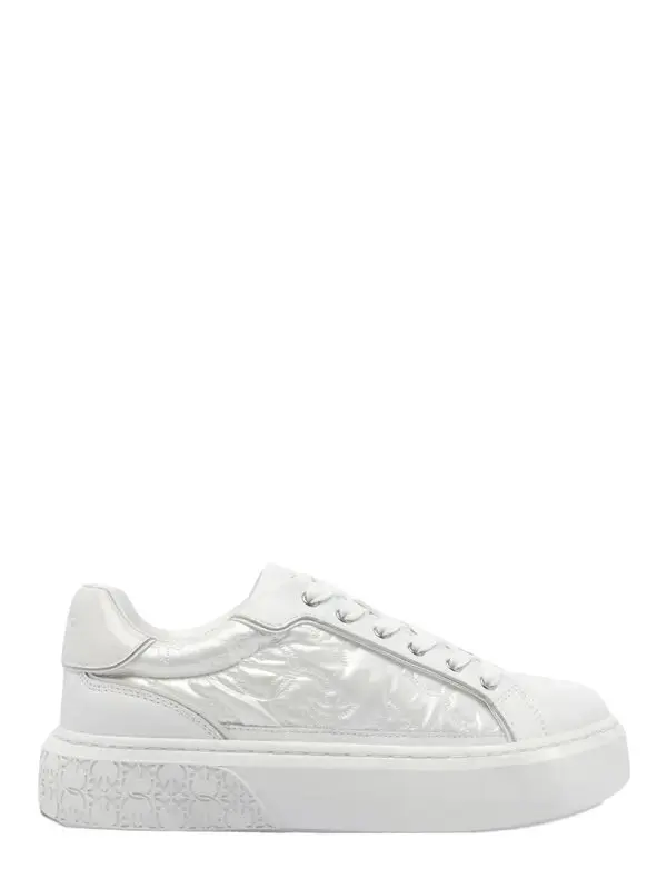 Pinko Quilted Platform Sneakers - White