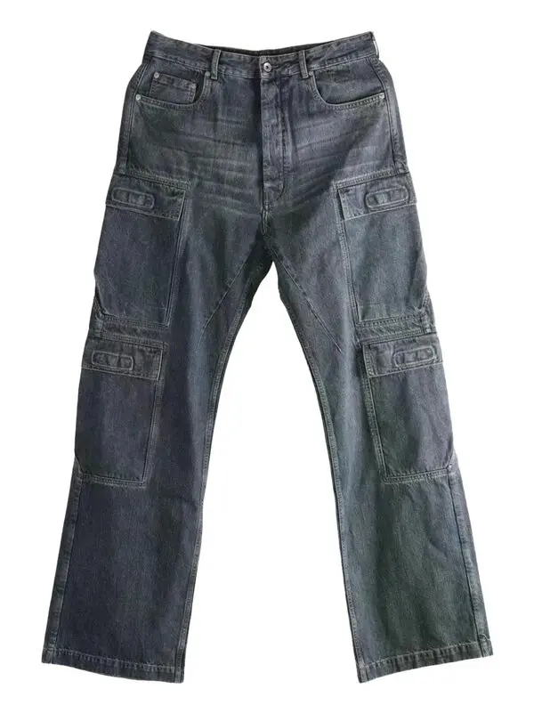 Rick Owens Cargo-pocket Jeans - Blue