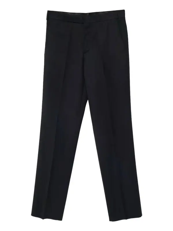 LARDINI Wool Tailored Trousers - Blue