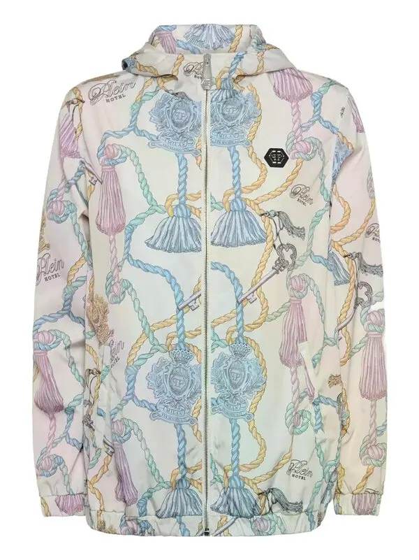Philipp Plein Graphic-print Jacket - White