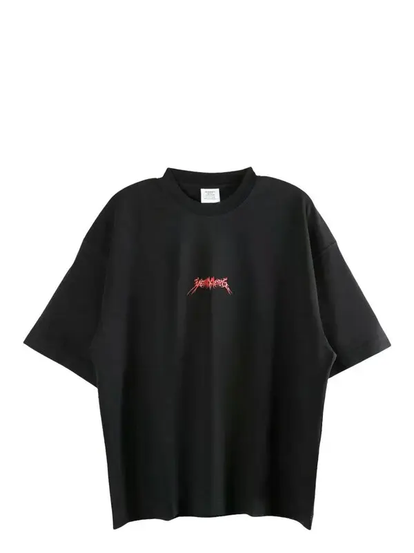 Vetements Logo-print T-shirt - Black