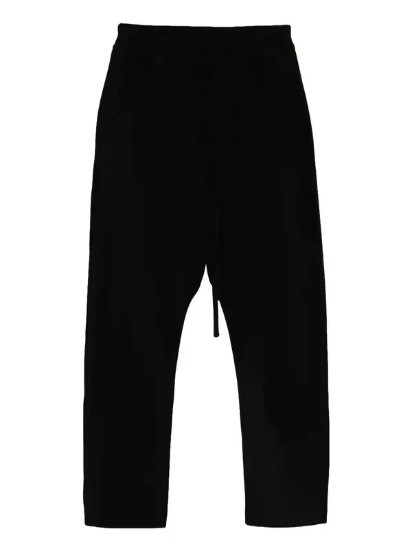 THOM KROM Drawstring Track Pants - Black