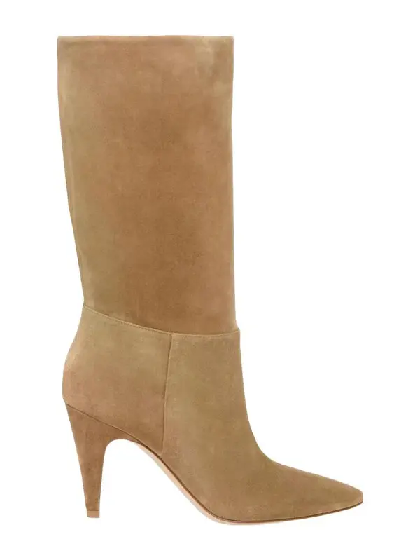 GIANVITO ROSSI Elise Mid-calf Boots - Neutrals