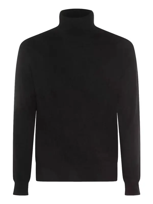 Malo Turtleneck Sweater - Black