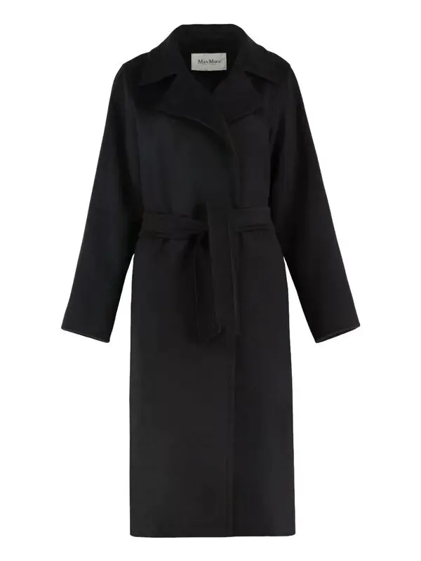 Max Mara Manuela Belted Coat - Black