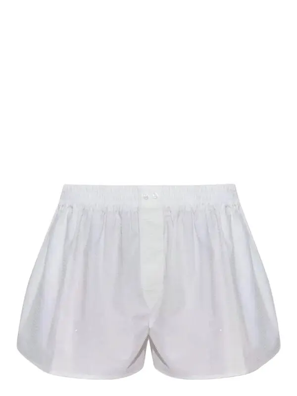 Alexander Wang Crystal-embellished Shorts - White