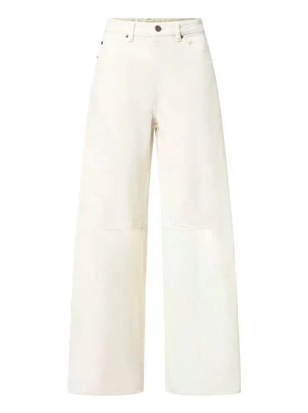Soeur Wide Leg Trousers - White
