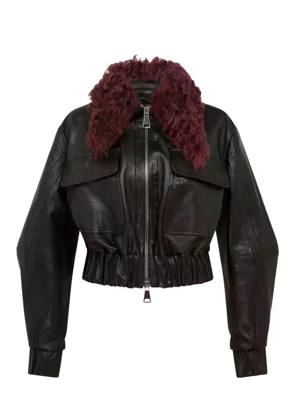 16Arlington Cie Leather Jacket - Black