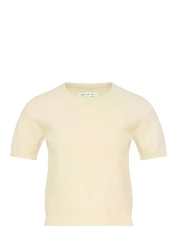 MAISON MARGIELA Fine-knit T-shirt - Yellow