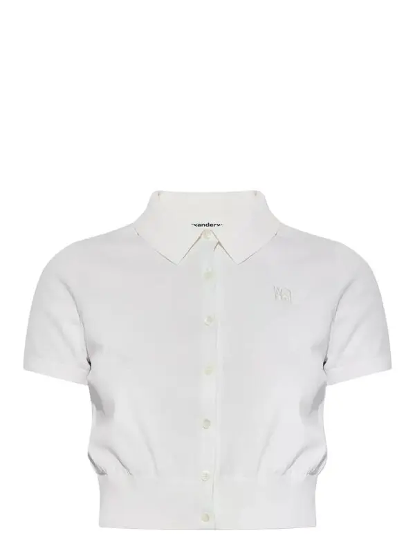 Alexander Wang Button-front Knit Top - White