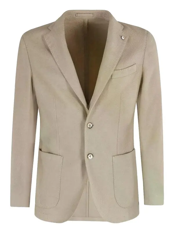 L.B.M. Patch-pocket Blazer - Neutrals