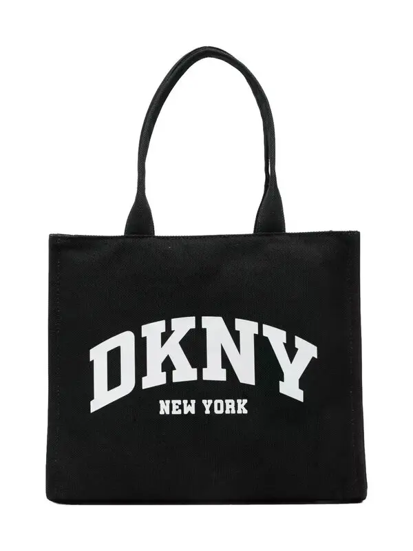 Dkny Logo-print Tote Bag - Black