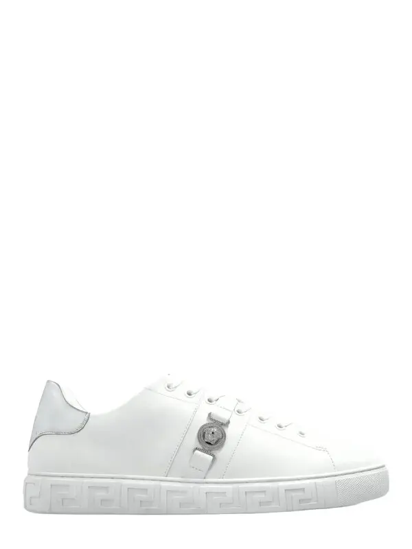 Versace Logo Low-top Sneakers - White