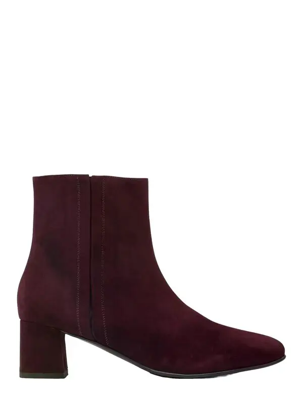 MARETTO Suede Ankle Boots - Red