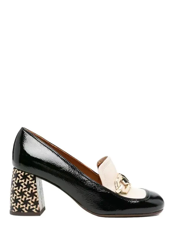 Chie Mihara 70mm Sybro Panelled Pumps - Black
