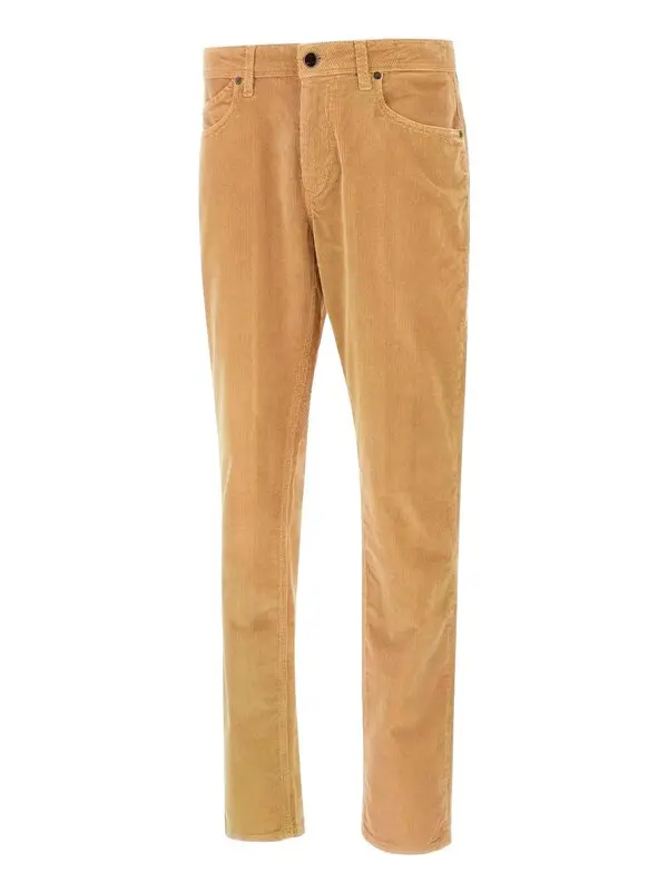 RE-HASH Five-pocket Regular Corduroy Trousers - Neutrals