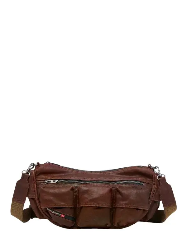 DIESEL Multi-pocket Shoulder Bag - Brown