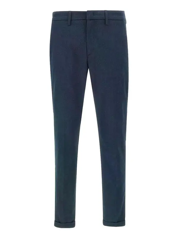 RE-HASH Stretch-cotton Trousers - Blue