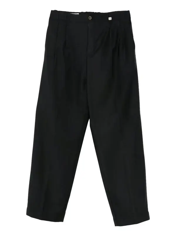 MYTHS Pleated Trousers - Black