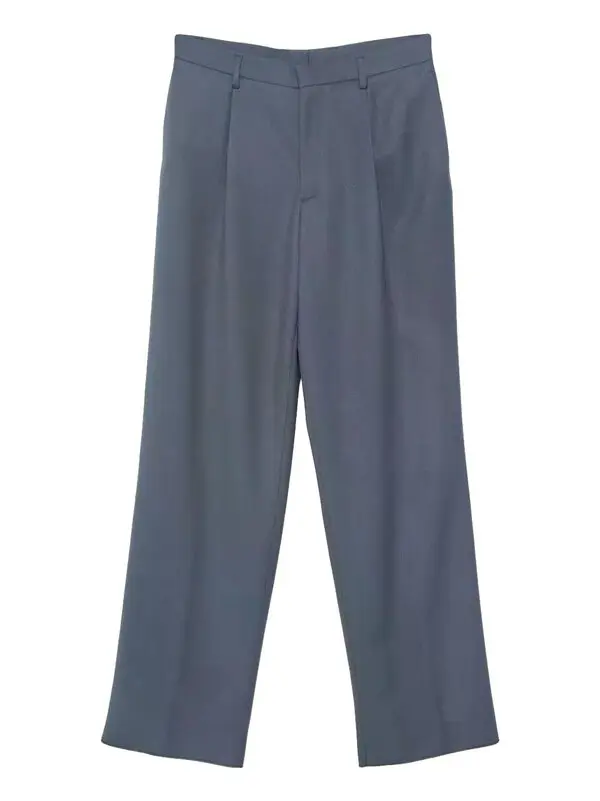 LARDINI Pleated Trousers - Blue