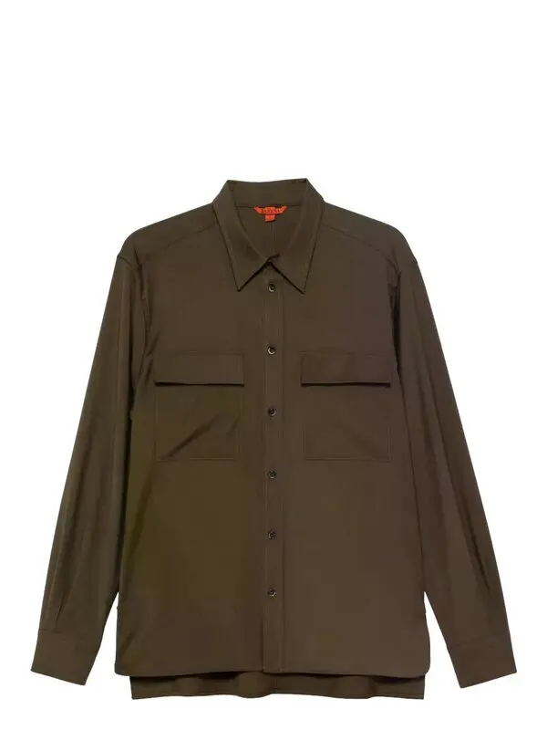 Barena Venezia Patch-pocket Wool Shirt - Green