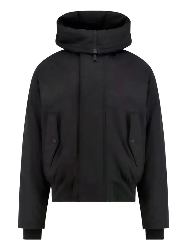 Dsquared2 Hooded Bomber Jacket - Black