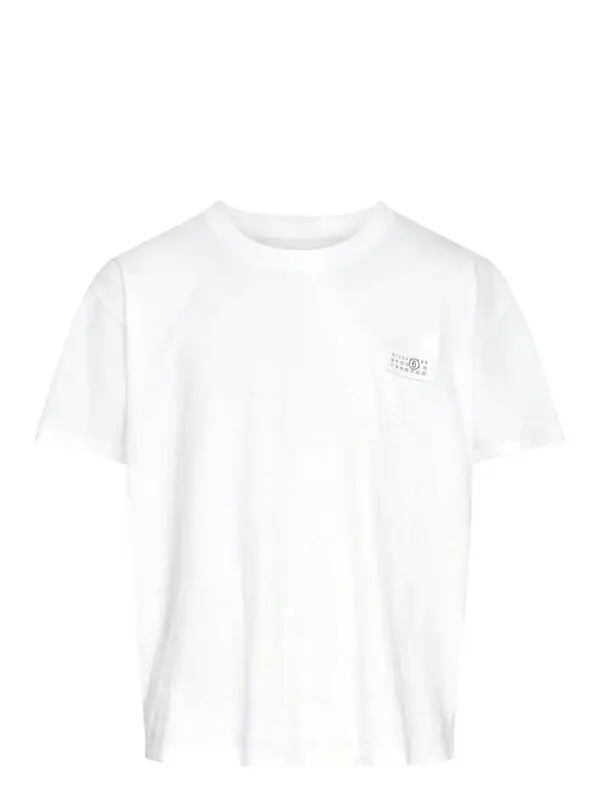 MAISON MARGIELA Numbers-patch T-shirt - White