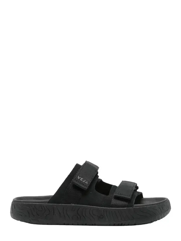 VEJA Arpoador Suede Sandals - Black