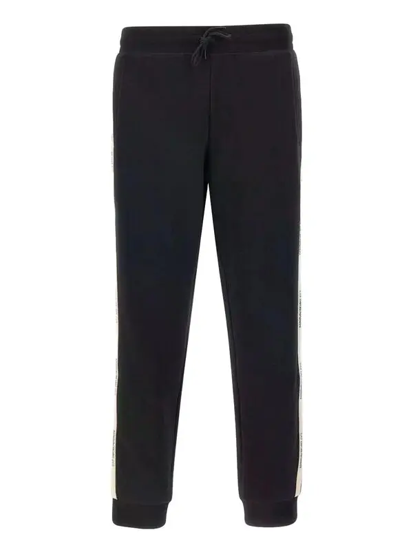 Emporio Armani Logo-tape Track Pants - Black