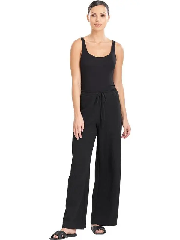 Natori Onsen Wide Leg Pants - Black