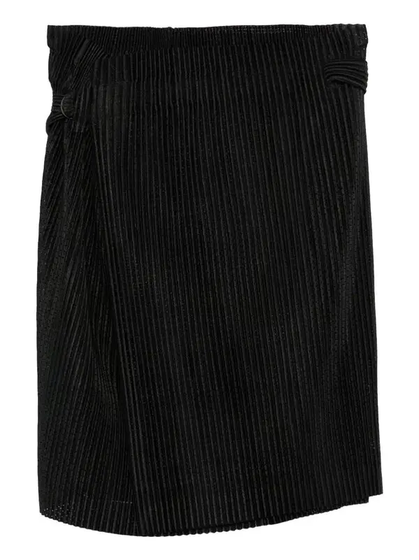 Issey Miyake Pleated Skirt - Black