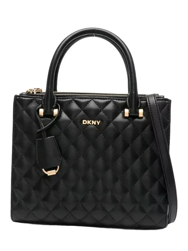 Dkny Quilted Tote Bag - Black
