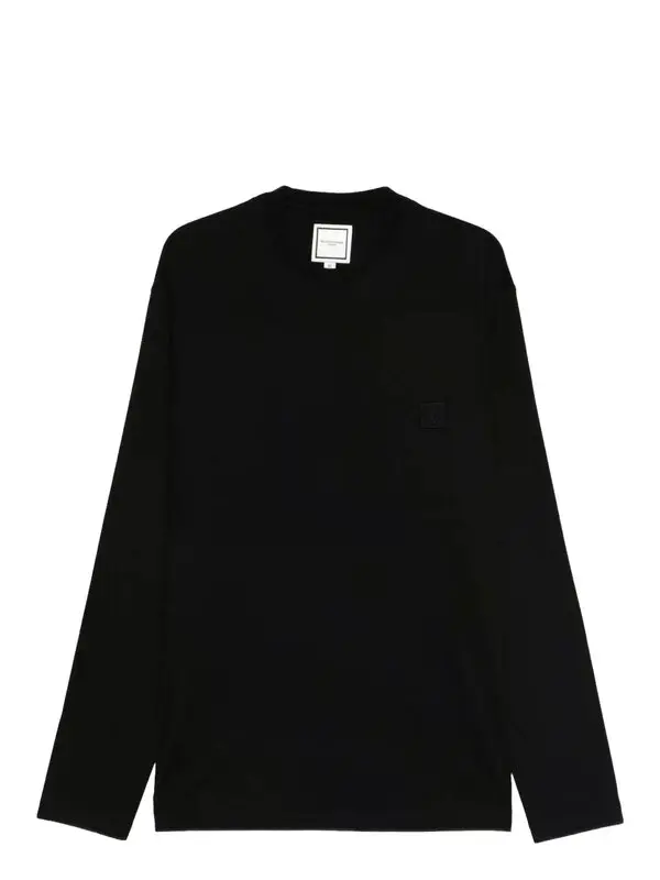 WOOYOUNGMI Logo-print Long-sleeve T-shirt - Black
