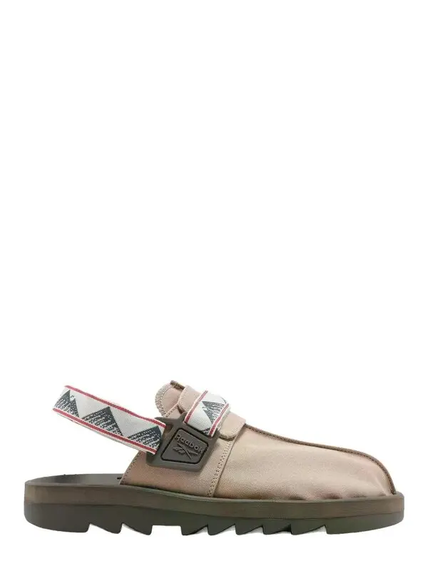 REEBOK Slingback Geometric-pattern Trainers - Brown