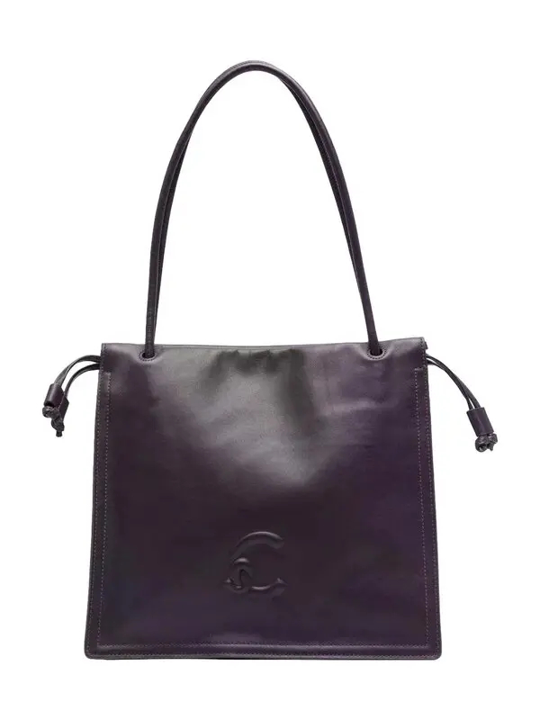 COCCINELLE Embossed-logo Tote Bag - Purple