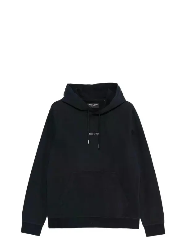 Marc O'polo Embroidered-logo Hoodie - Blue