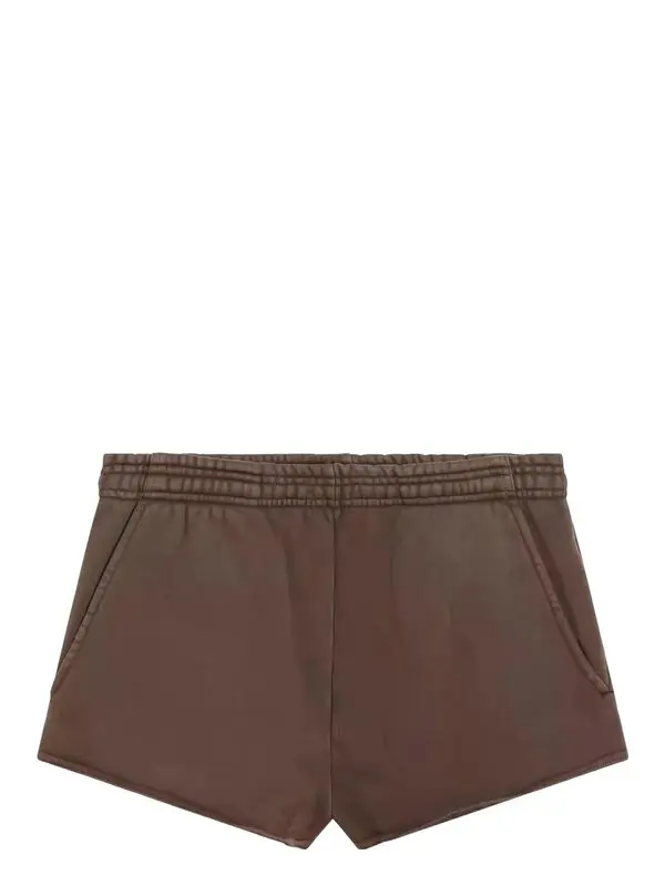 ENTIRE STUDIOS Pocket Detail Elasticated Shorts - Brown