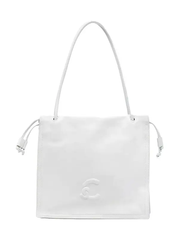 COCCINELLE Dulse Embossed-logo Tote Bag - Grey