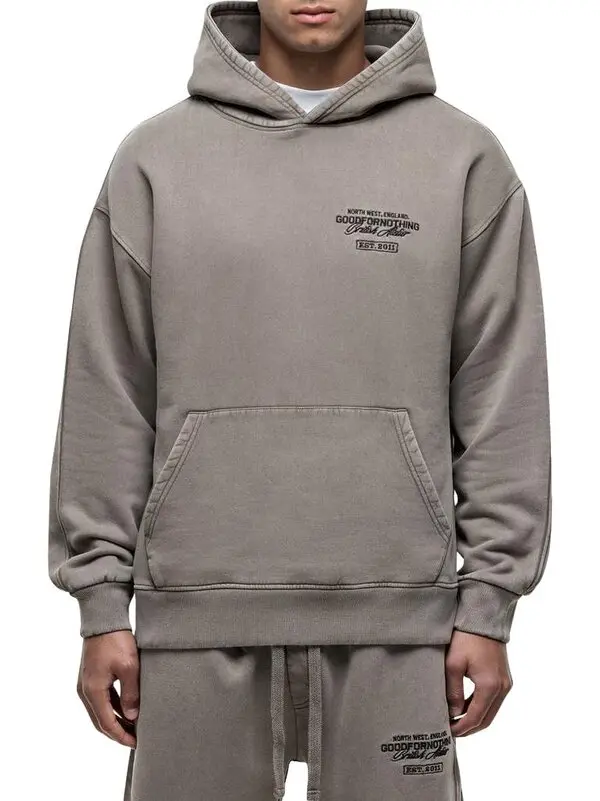 GOOD FOR NOTHING Vintage Washed Atelier Hoodie - Taupe