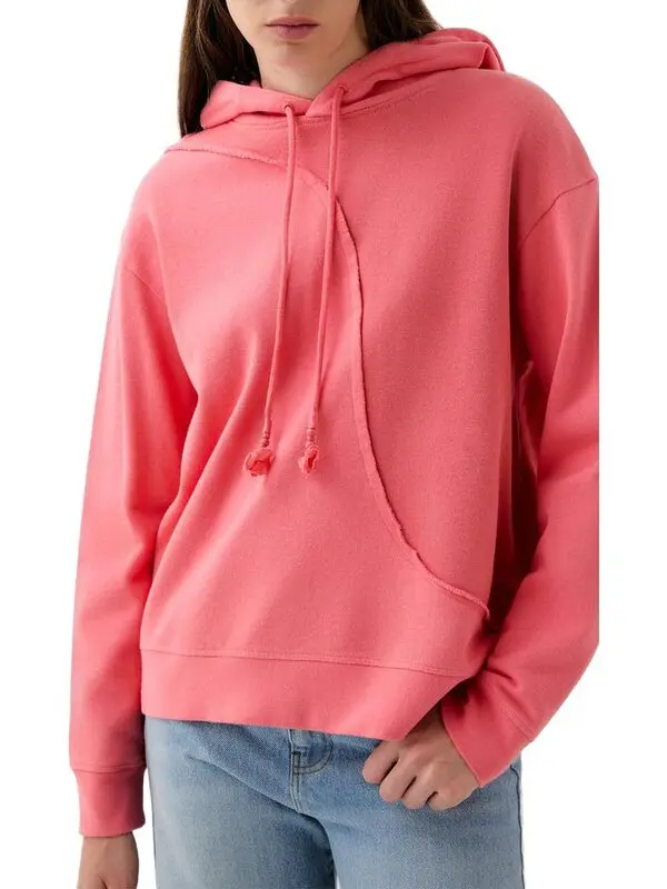SCALPERS Waves Hoodie Sweater - Coral