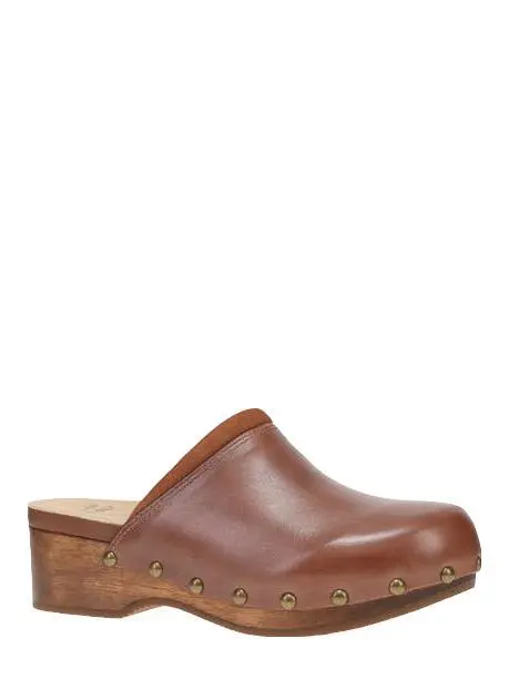 Dansko Andie Leather Platform Mule - Tan Calf