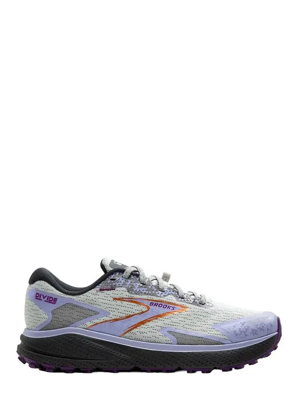 Brooks Divide 5 Athletic Sneakers - Mercury/ebony/sweet Lavender