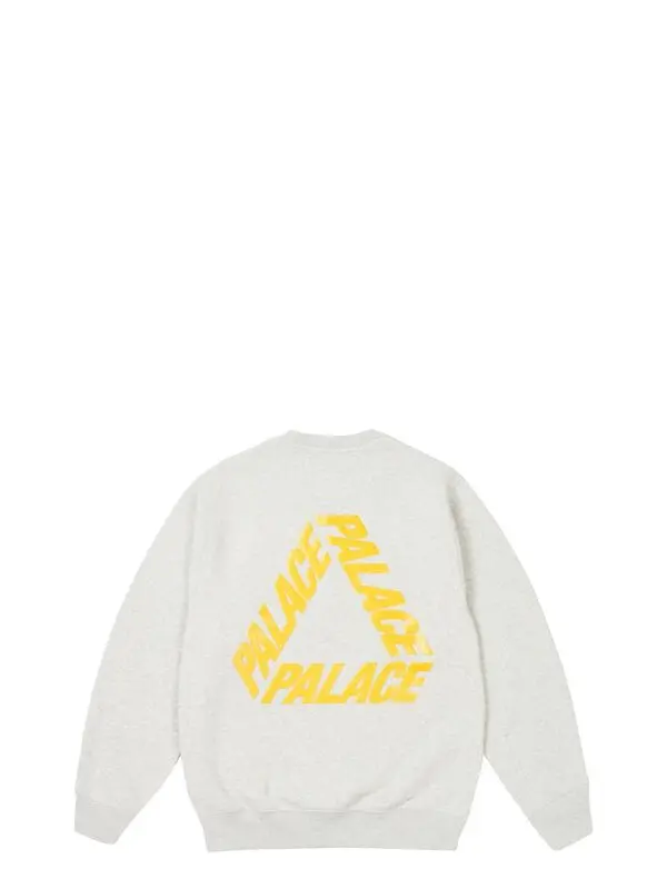 PALACE P3 Glitter Crew - Grey Marl