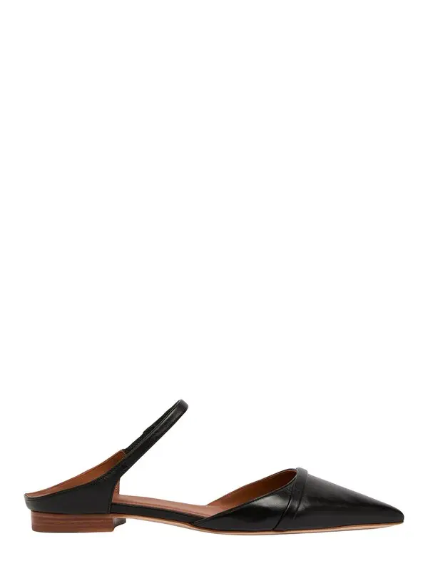 MALONE SOULIERS Nappa Leather Uma Mules - Black