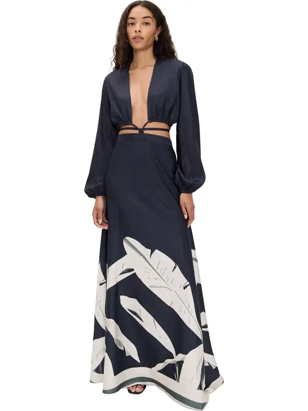 DIARRABLU Amal Maxi Dress - Sierra Noir