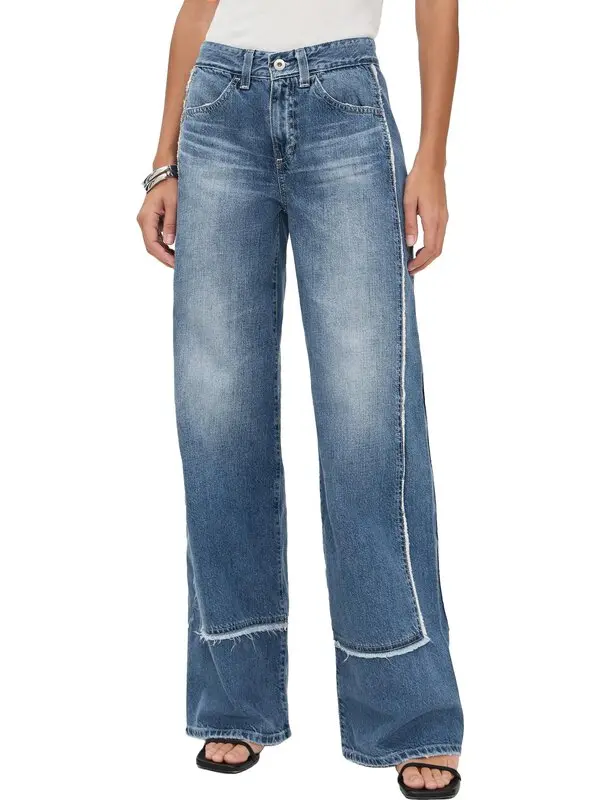 Ag Adria Straight Leg Jeans - Socialite