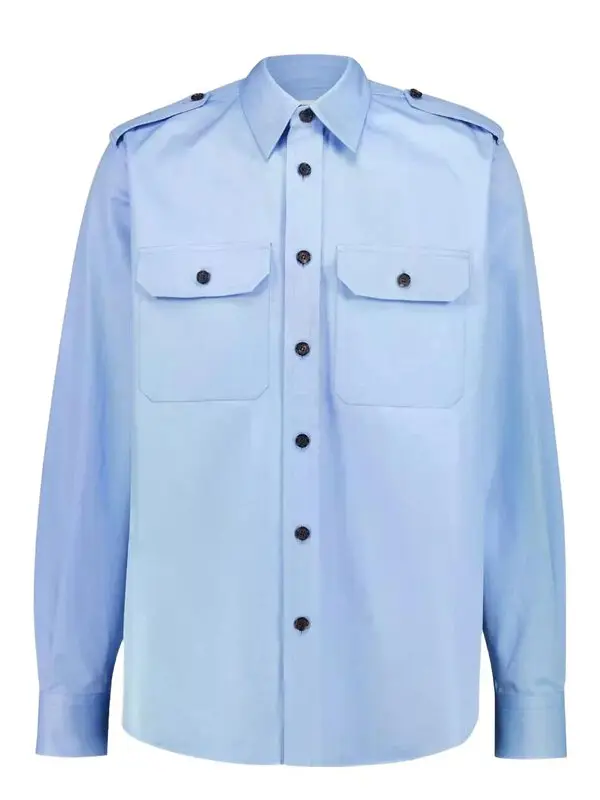 Alexander McQueen Button-up Shirt - Blue
