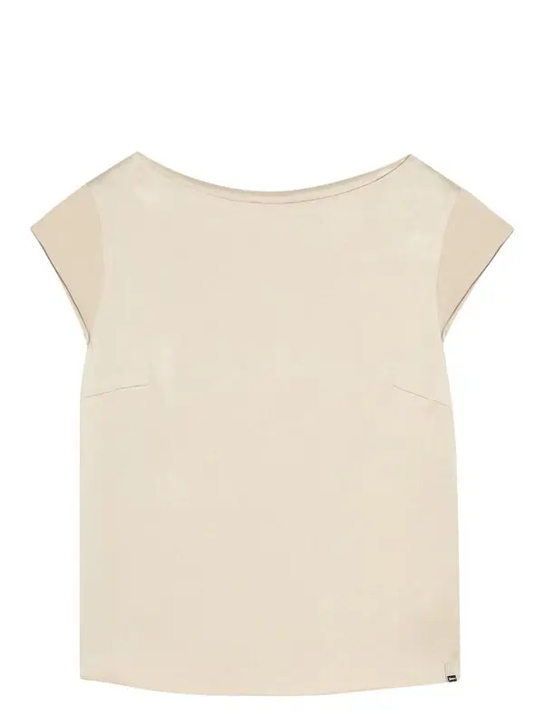 Herno Crepe De Chine Top - Cream
